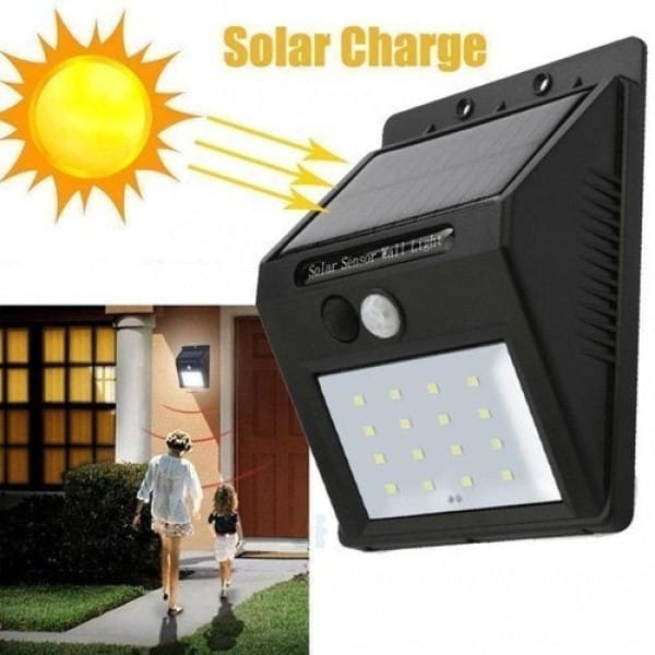 Solar Power Motion Sensor Wall Light - Outlight Electrical