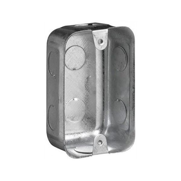 Galvanized Wall Box 2×4 (50mmx100mm) – Outlight Electrical