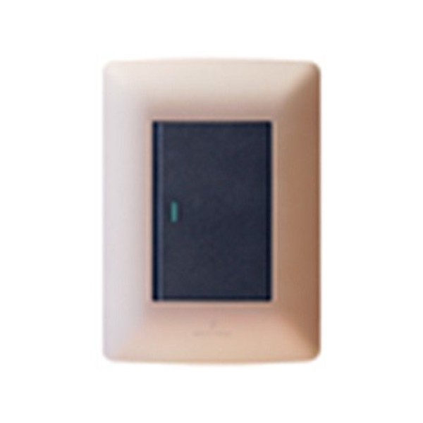 1 Lever Switch Rose Gold/Black 2×4 (Hello Today) - Outlight Electrical